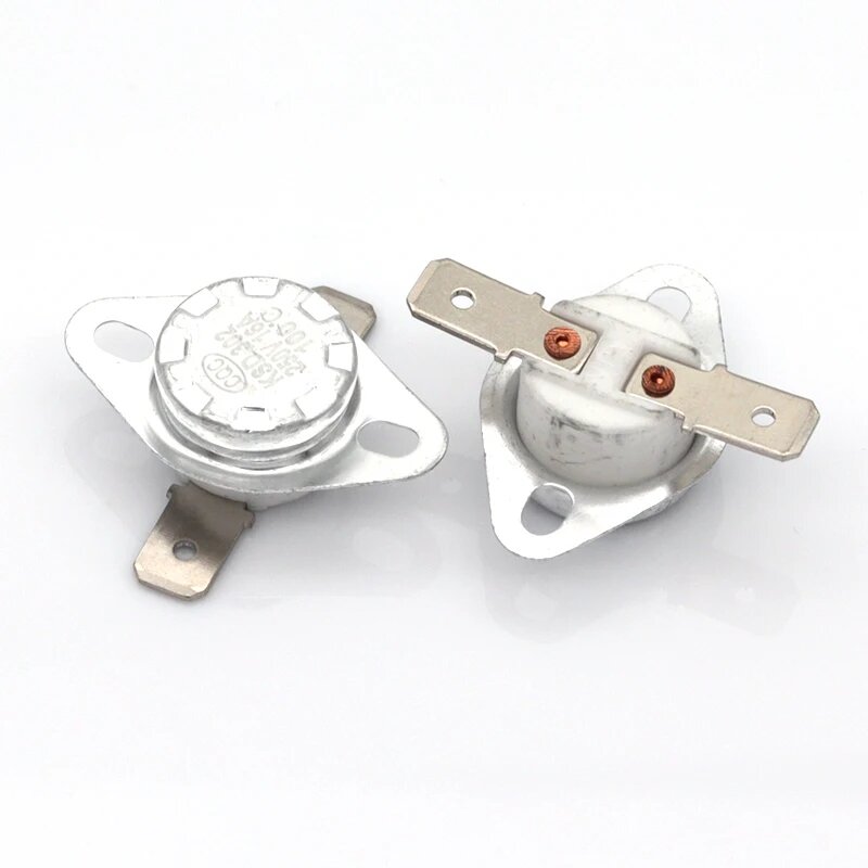 Термостат KSD302-16A 50C Normal Close, 1PCS Flat feet