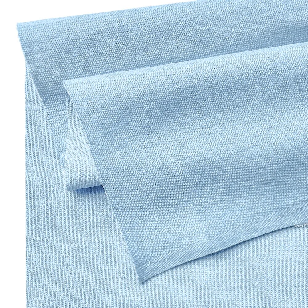 Голубая хлопковая ткань для рукоделия Light Blue
