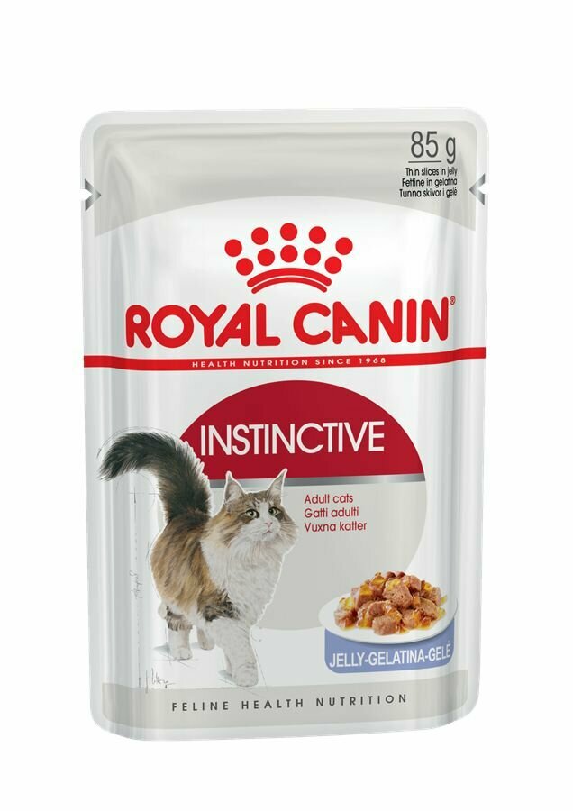 Royal Canin Instinctive влажный корм взрослых кошек в желе, в паучах - 85 г