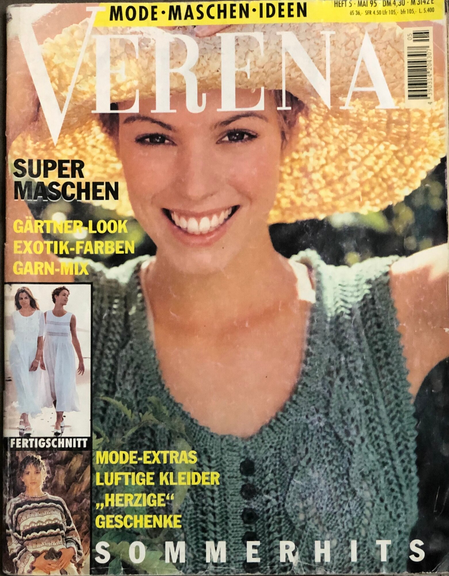 Журнал Верена ( VERENA) вязание 5 1995 на немецком # 41