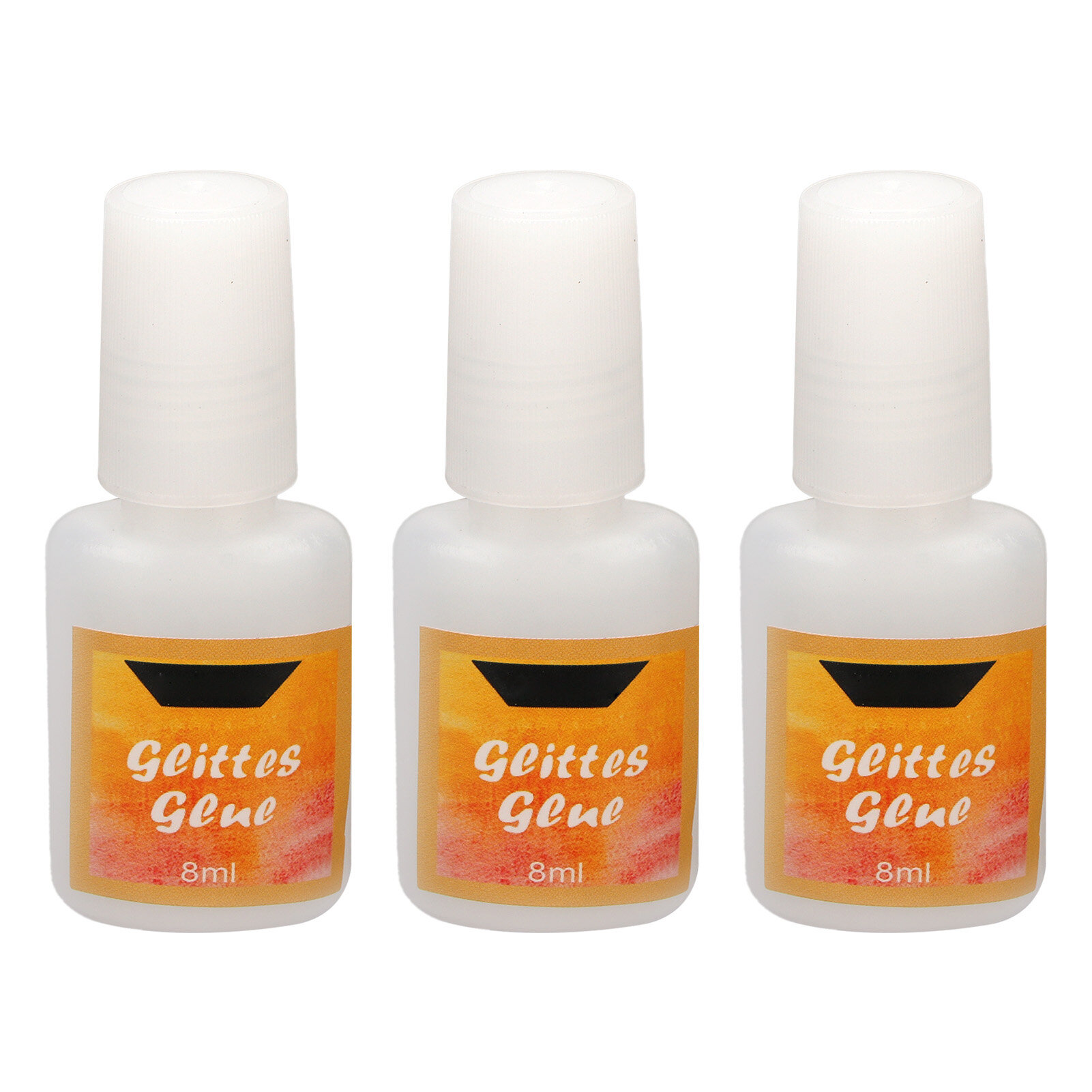 Набор из 3 гелевых блесток для тела, временный клей для лица и кожи, самодельный клей для татуировок с блестками для косплей-вечеринок и фестивалей