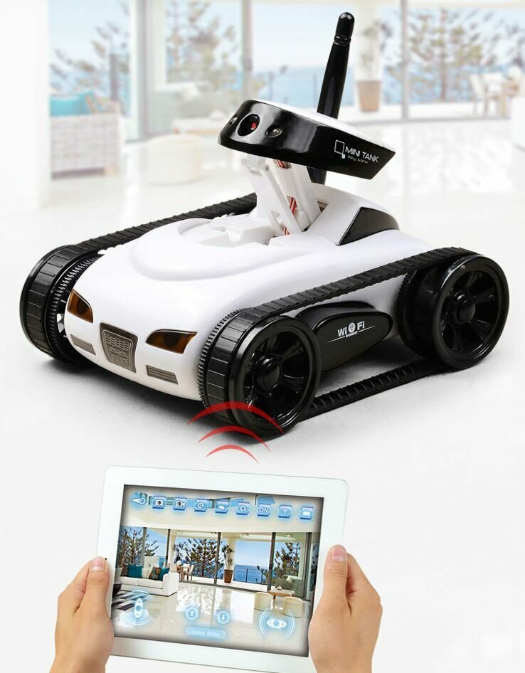 Подъемная игрушечная машинка с камерой и пультом дистанционного управления для мобильного телефона.