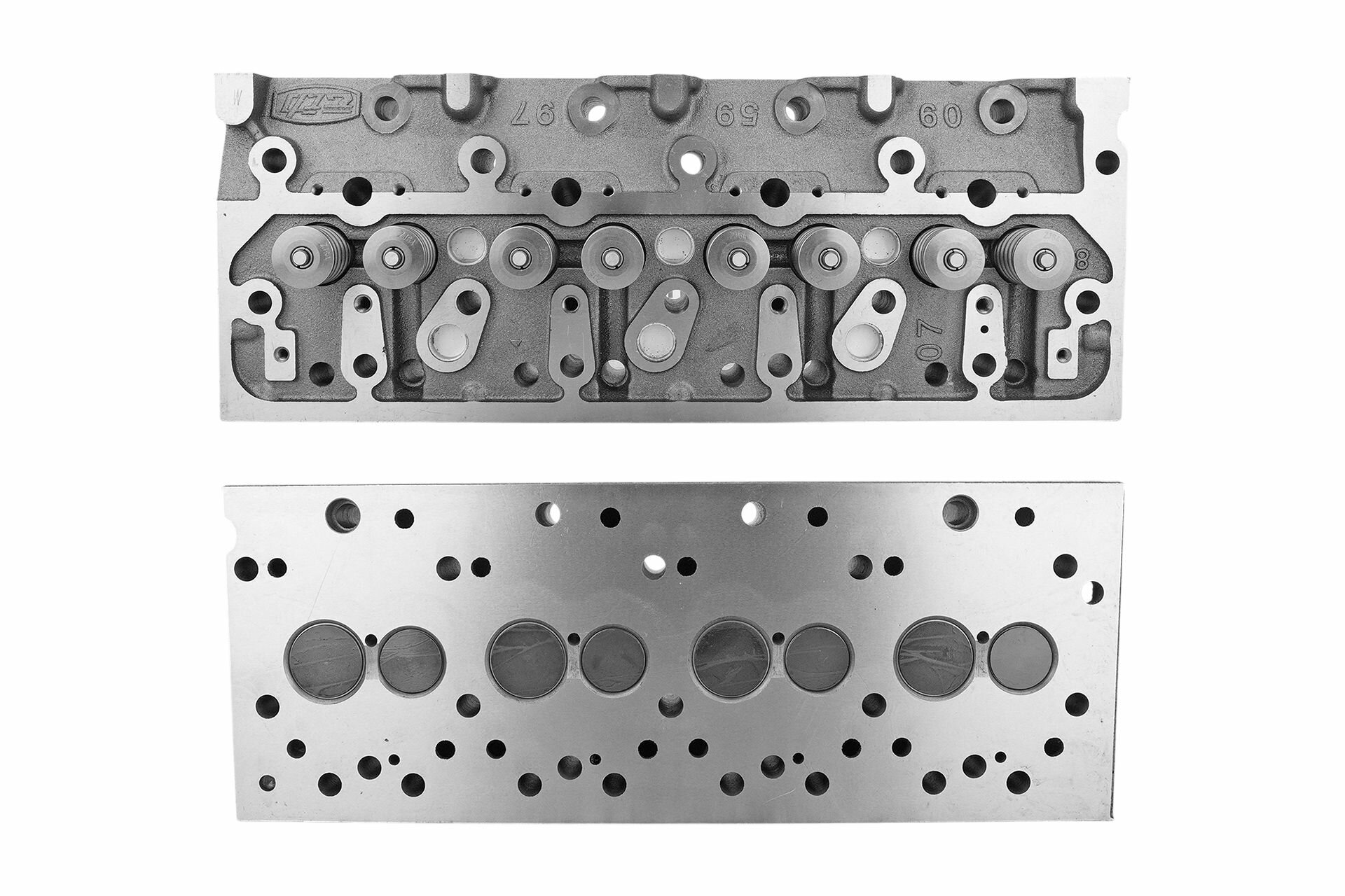 Головка блока цилиндров в сборе с клапанами BAW 1044 Yue Jin 1041, Euro 2 (4100QBZL0301001)