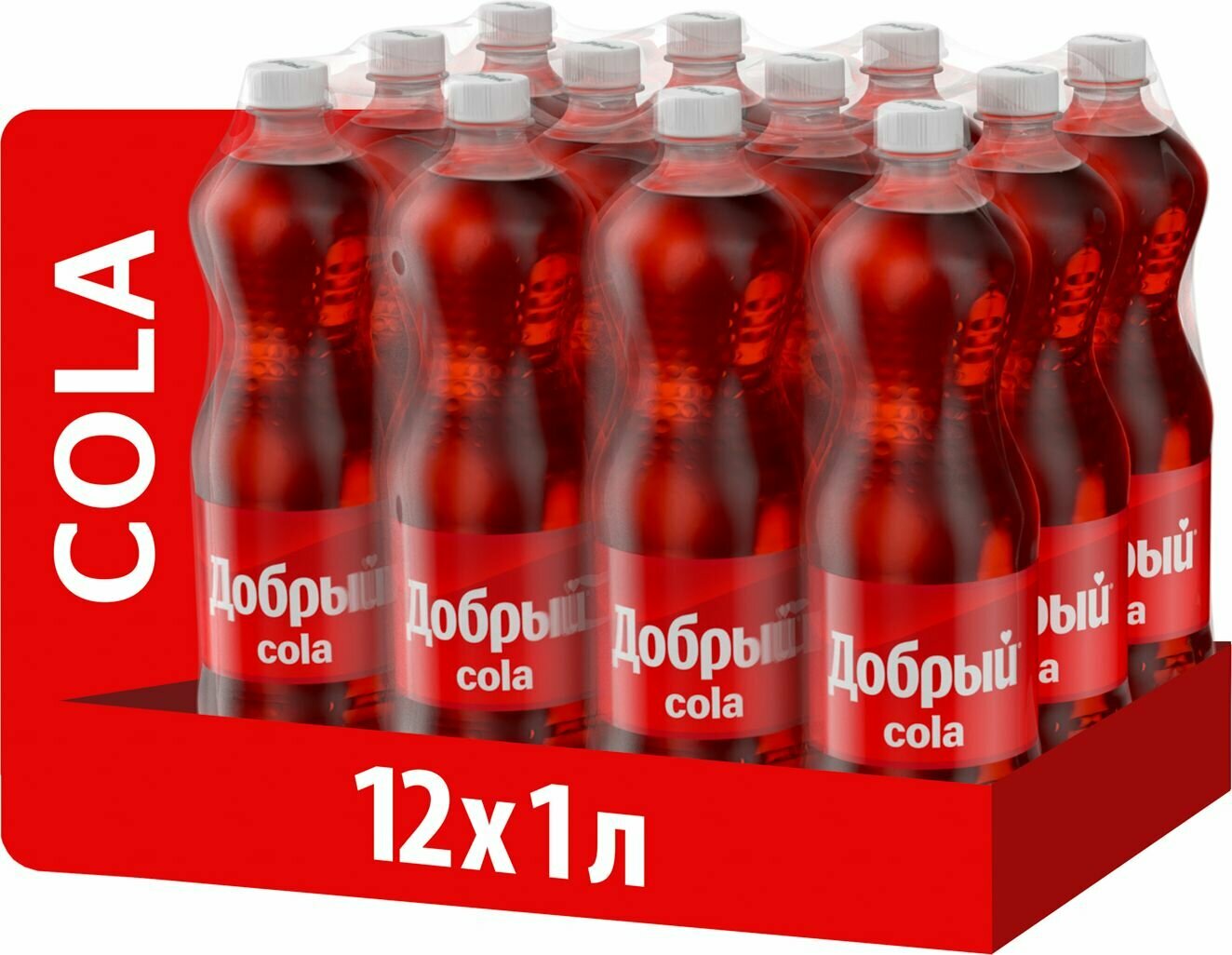 Добрый лимонад 1л.*12шт. Кола Добрый Лимонад Производство - Россия