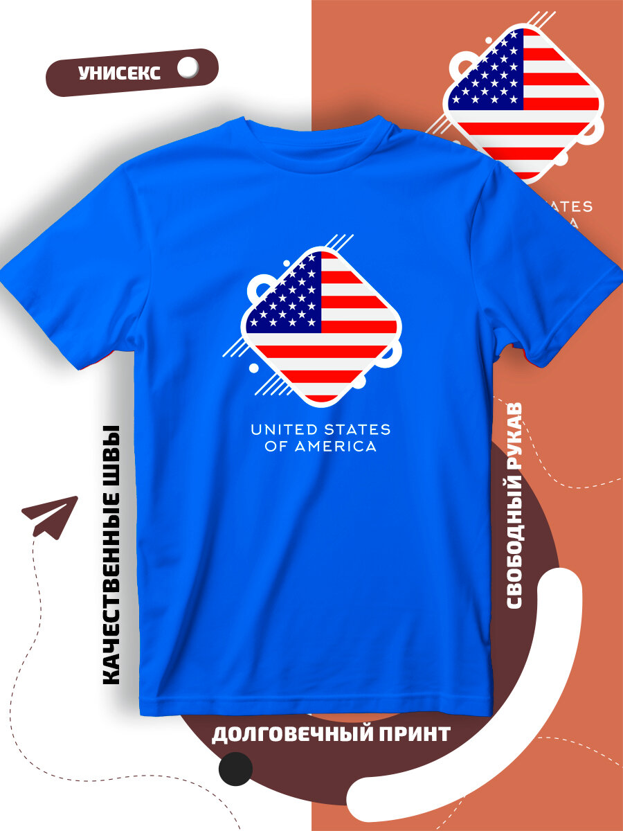 Футболка флаг США USA