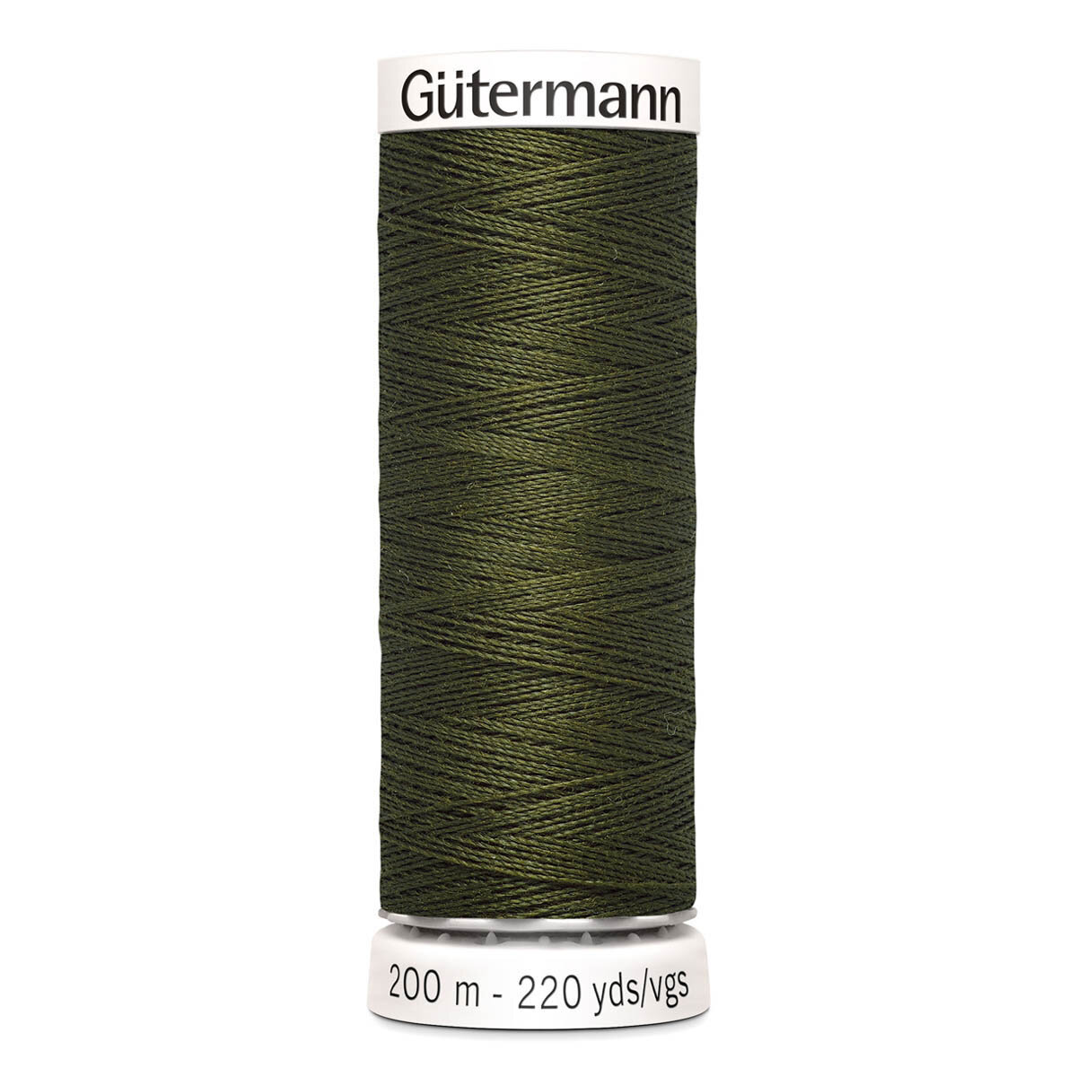 Нитки швейные для всех материалов Gutermann Sew-all, 200 м (399 серо-оливковый хаки), 5 шт