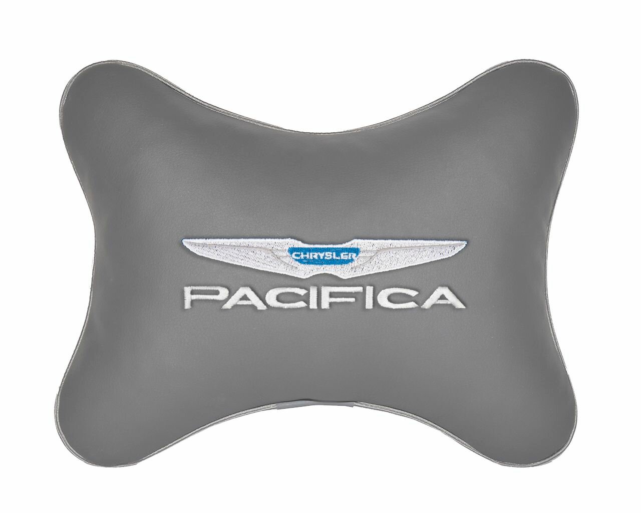 Подушка на подголовник серая экокожа CHRYSLER Pacifica