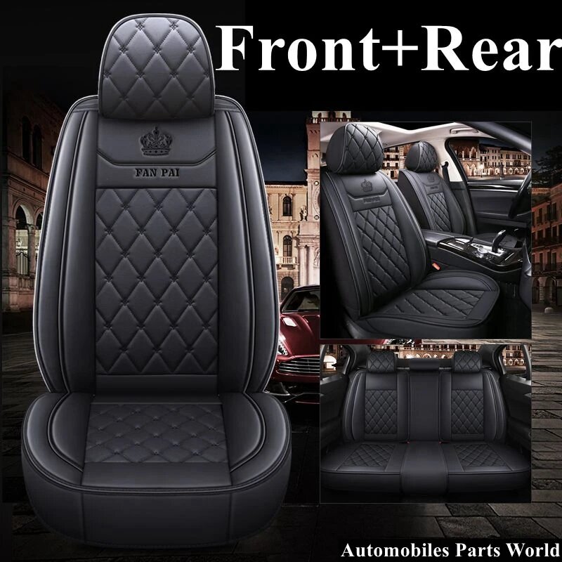 Набор чехлов для автомобильных сидений для Lexus Is250 Is200 Is300h Is350 Es300 Es350 Es330 Es250 Rx200 Rx300 Rx330 Rx460 Rx450h Rx580 Es300h Ct200h, black standard