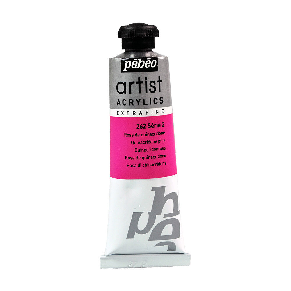 Краска акриловая Pebeo Artist Acrylics extra fine, №2, 37 мл, розовый хинакридон