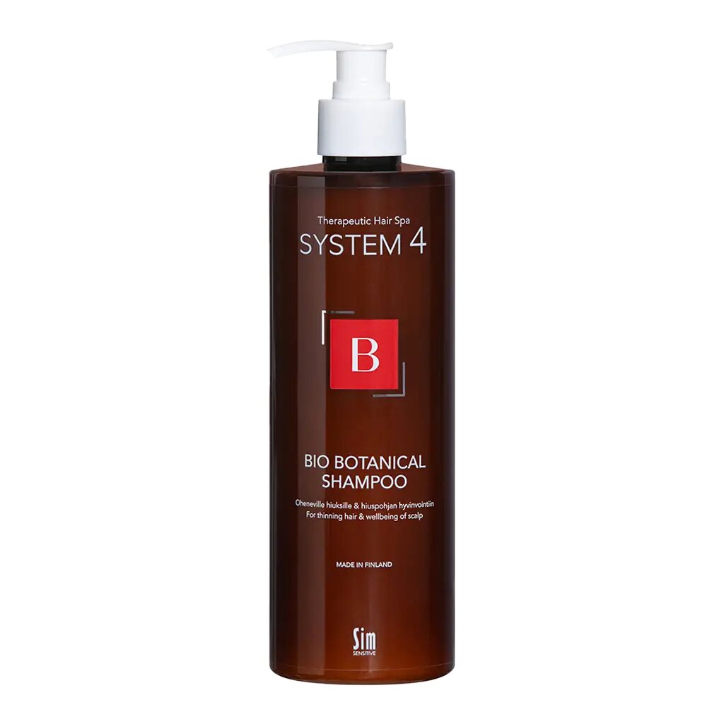 System 4 Bio Botanical Shampoo Био Ботанический шампунь против выпадения и для стимуляции роста волос 500 мл 1 шт