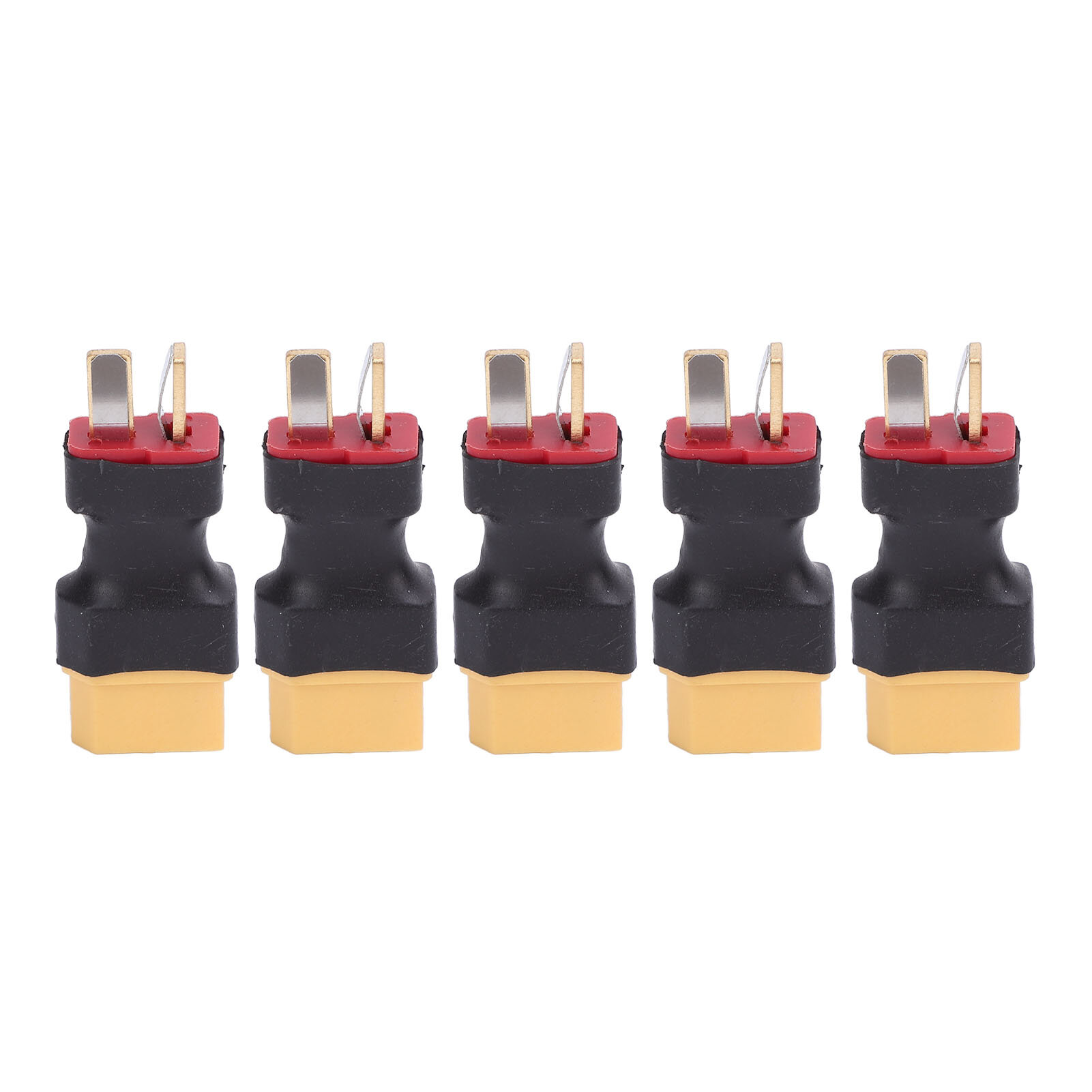 5PCS XT60 to T Plug Connector Аккумулятор к зарядному устройству ESC Адаптер для преобразования мужского порта для радиоуправляемого автомобиля