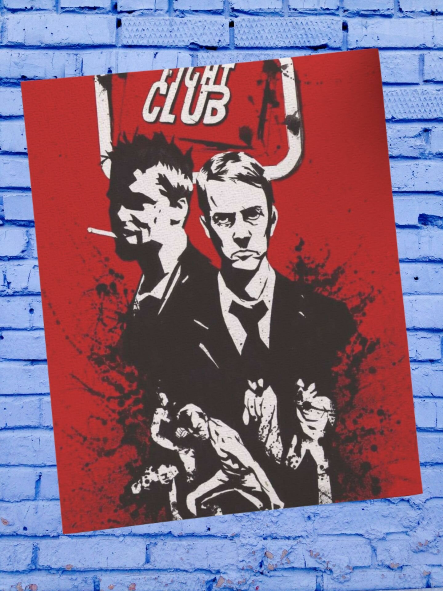 Постер pinterest "Бойцовский Клуб (альтернативный 2)", 29х42, А3, глянцевый