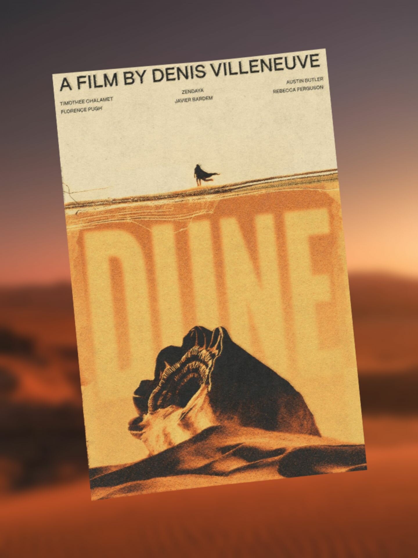 Постер pinterest "Дюна", 29.7х42см, А3, глянцевый