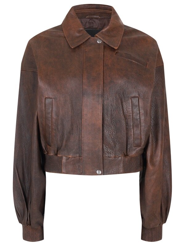 Куртка кожаная