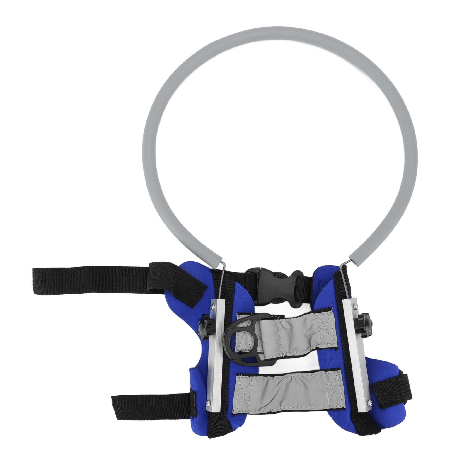 Легкая шлейка Blind Halo для слепых собак и кошек, светоотражающий синий ошейник M с защитным светоотражающим эффектом, диаметр 33 см/13 дюймов, весовой диапазон 11-18 кг