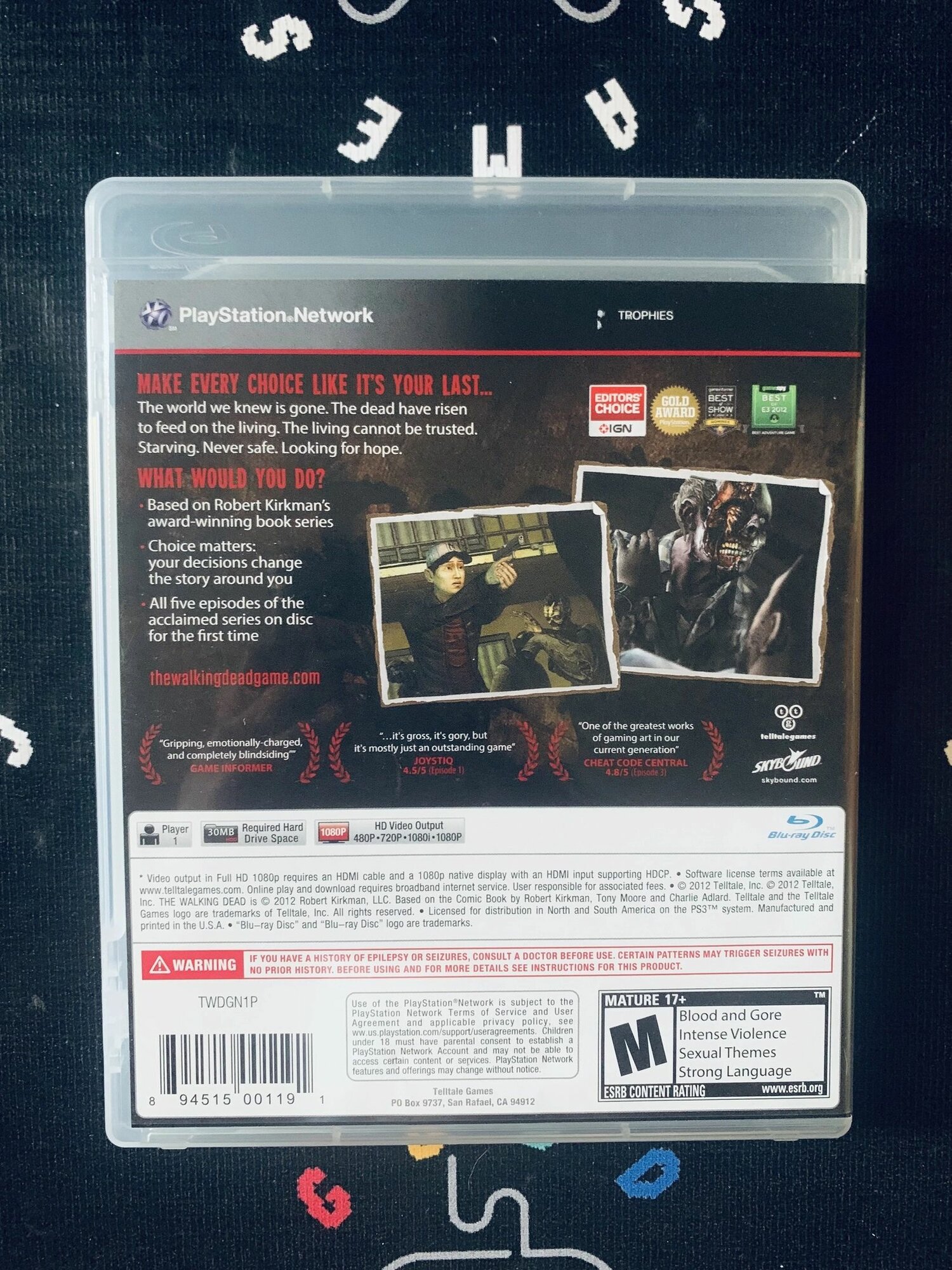 Игра the walking dead ps3 — фото 1