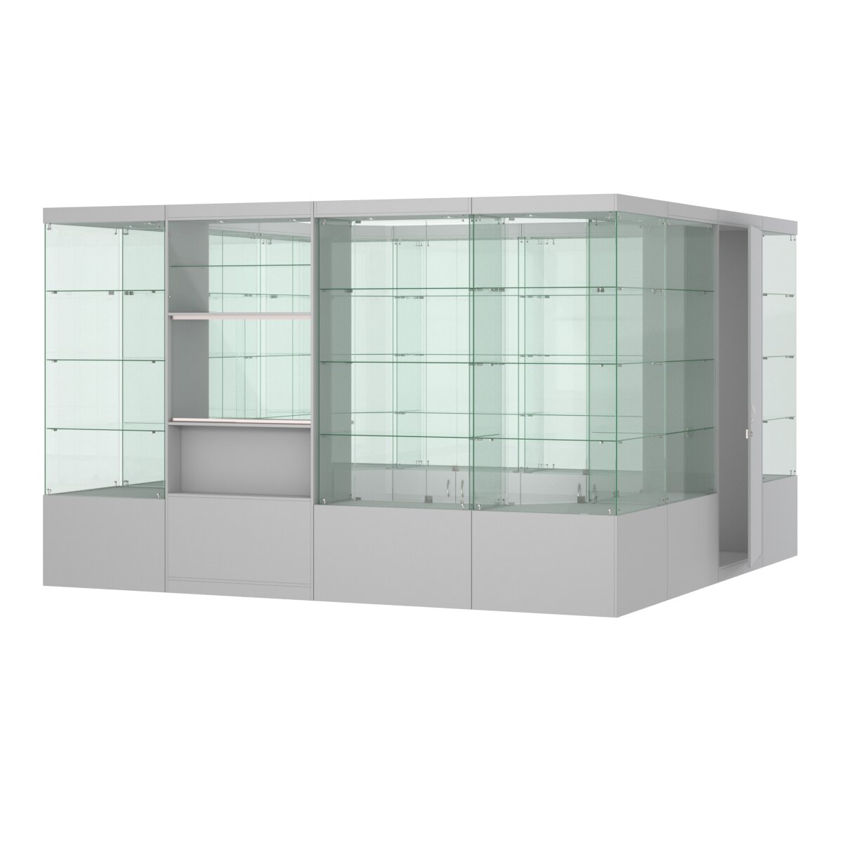 Павильон истра островной №6б (11, 35 кв. м), Cерый. Производитель товара - компания ТОБ.