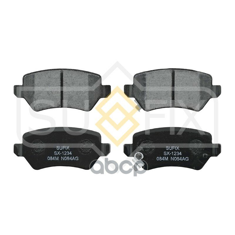 Колодки тормозные задние SUFIX арт. SX-1234