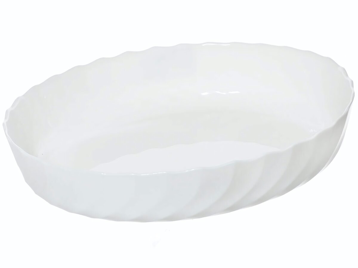 Форма для запекания «Trianon» из жаропрочной стеклокерамики, 32х24 см, овальная, для духовки и посудомойки