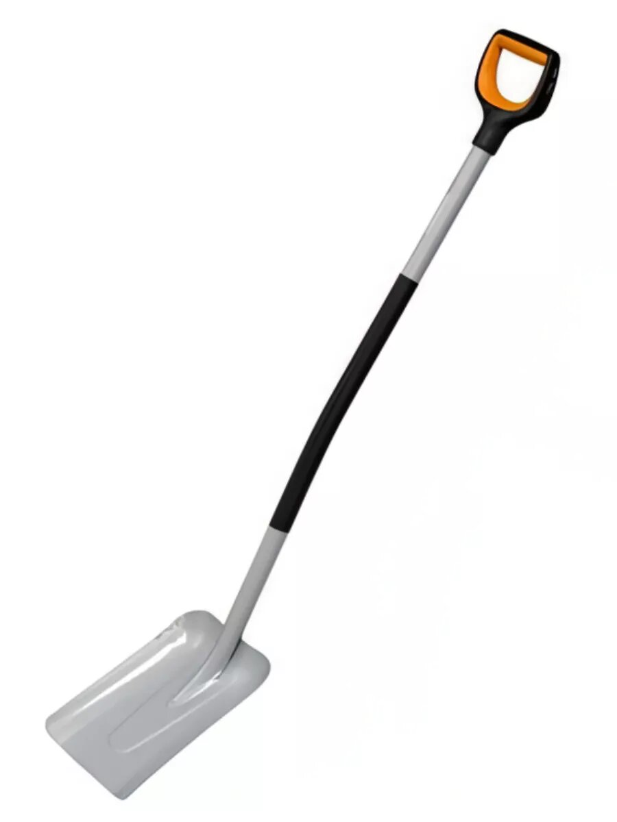 Совковая лопата Fiskars Xact с металлическим черенком (1066731)