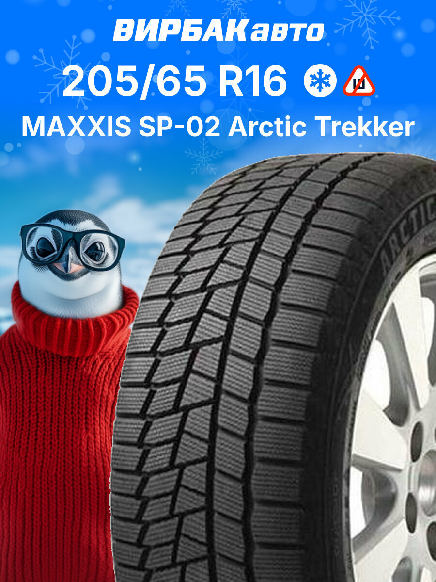 Зимние шины MAXXIS SP-02 Arctic Trekker 205/65 R16 95T, зимняя автомобильная резина