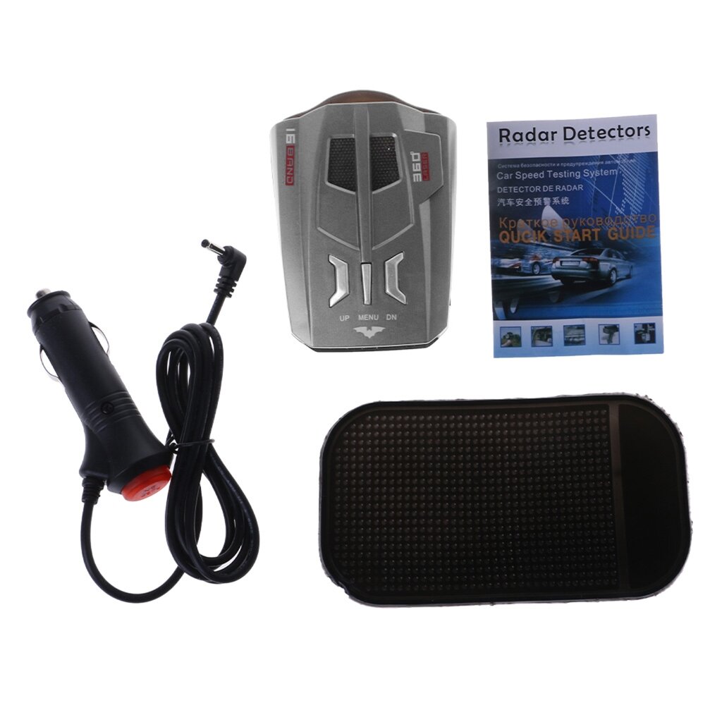 16-полосный автомобиль Дальнобойщик Скорость голосового оповещения Предупреждение V9 360-градусный лазер для обнаружения радара