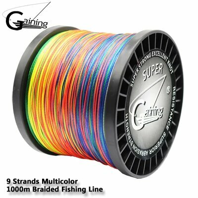 Плетенка Gaining X9 1000M, 20-200lb, Multicolor