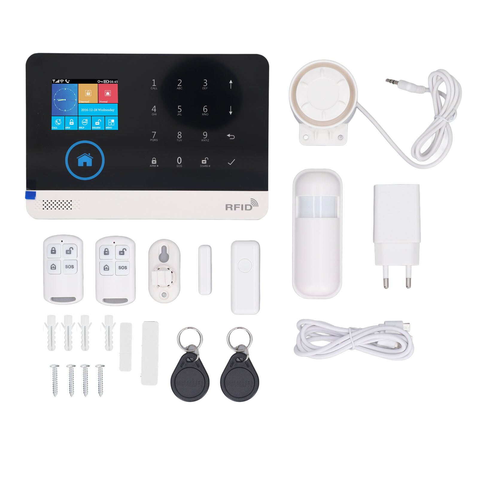 WiFi сигнализация, 2G GSM, антикража, ИК-датчик для Tuya