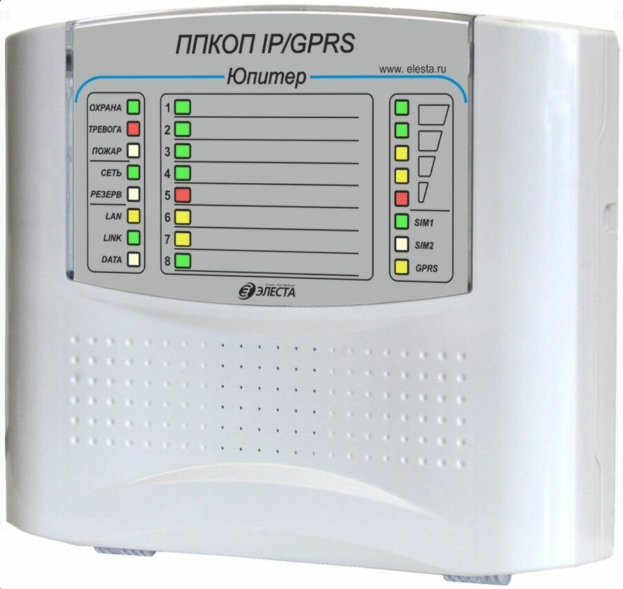 Юпитер-1831 (8 IP/GPRS) Прибор приемно-контрольный охранно-пожарный