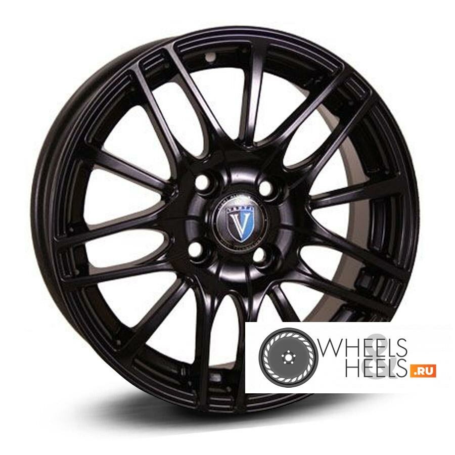 Диск автомобильный литой Venti 1406 14x5.5 4x98 et35 dia58.6 Черный глянцевый