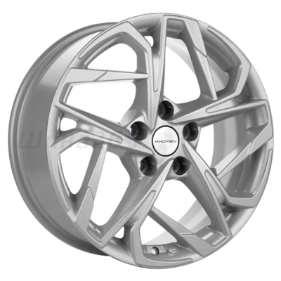 Литой колесный диск Khomen Wheels KHW1716 (Jac/Москвич 3) 7x17/5x108 ET40 D54,1 F-Silver