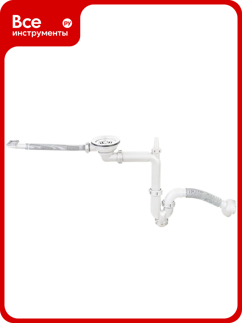 Большой выпуск UKINOX с переливом, сифоном и гофросифоном S905, из нержавеющей стали