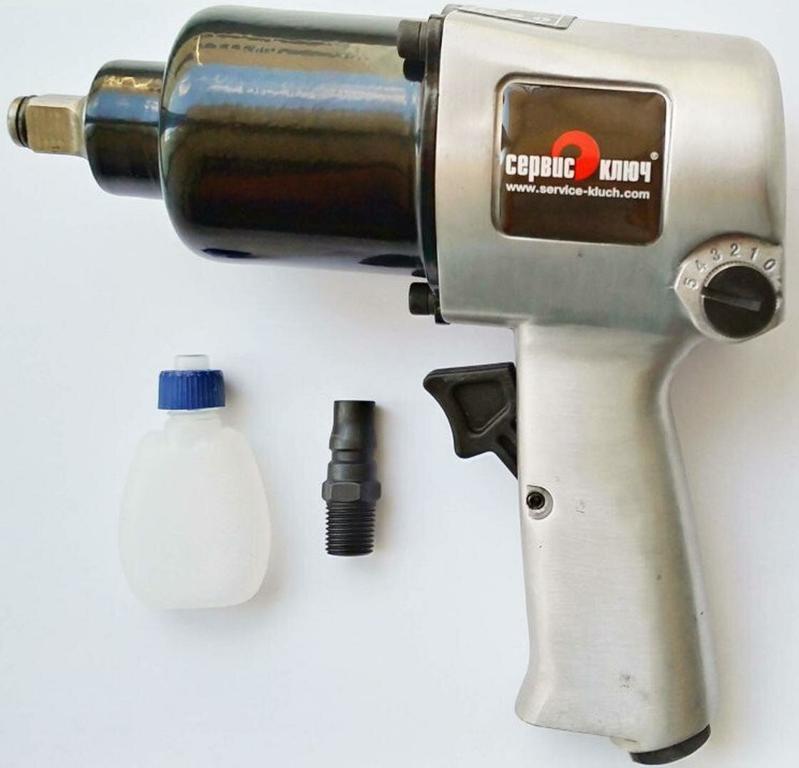 Пневмогайковерт Сервис Ключ 75577, 1/2", 770 Нм, 7000 об/мин.