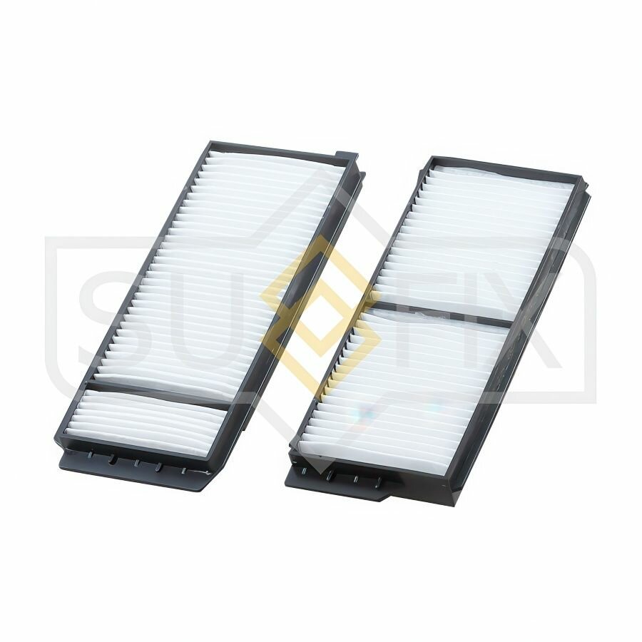 Фильтр салонный, 2 шт для Ситроен Берлинго, C2, C3 1-2, C4 1, C5 2-3, Джампи, Ксара Пикассо, Фиат Скудо, Форд Фиеста 5-6, Симакс, Фокус 2, Фьюжн, Мазда 3, Мини, Пежо 206, 207, 307, 308, 407, 1007