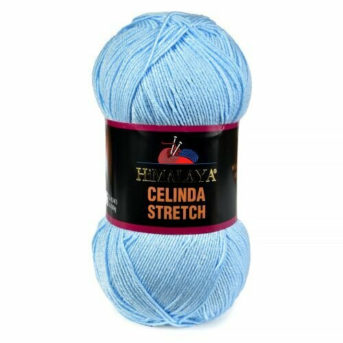 Пряжа Himalaya Celinda stretch 212-15 (1 моток 100г/430м) голубой