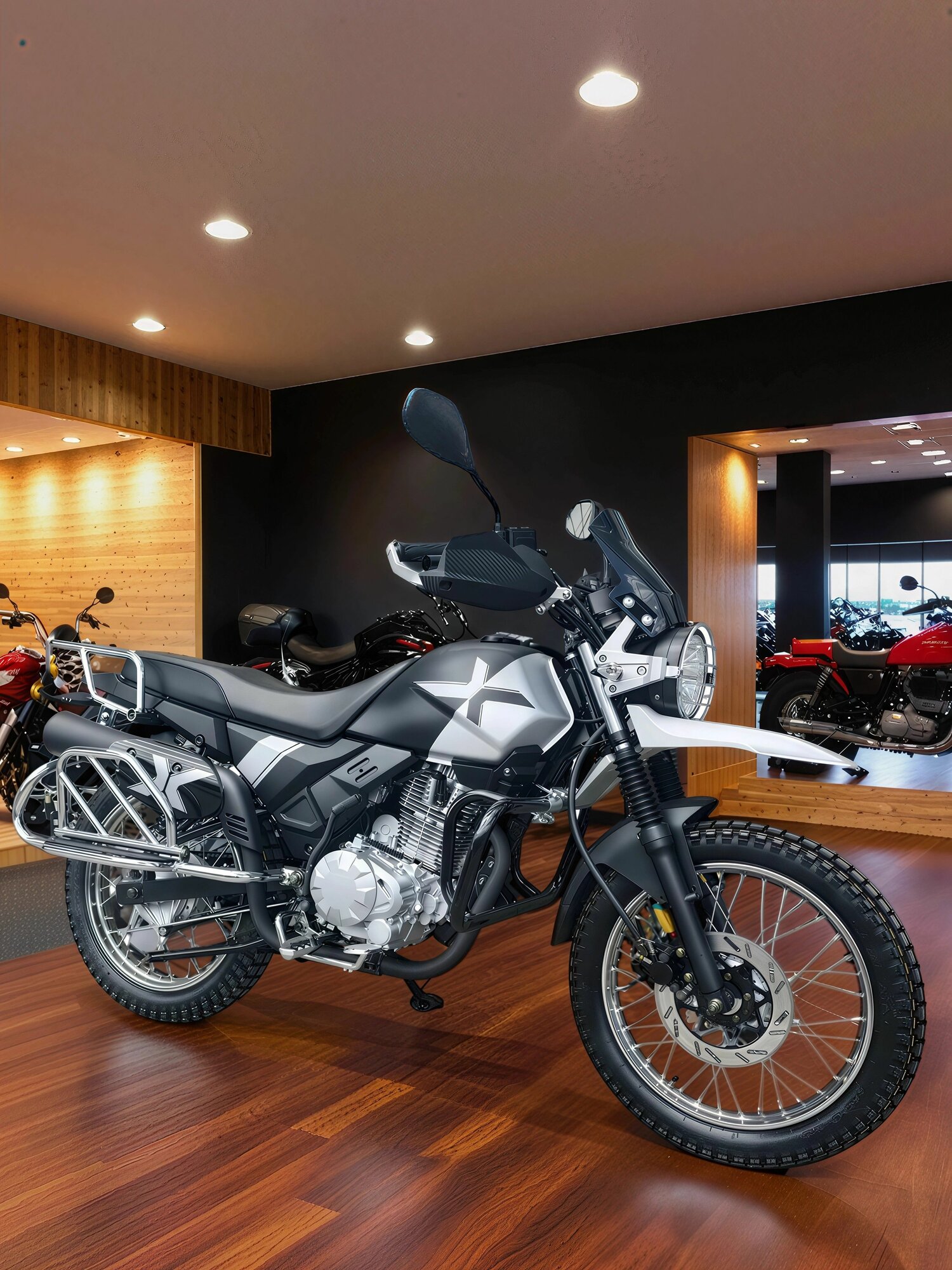 Мотоцикл INTRUDER-2 250 BLACK&GREY с ПТС