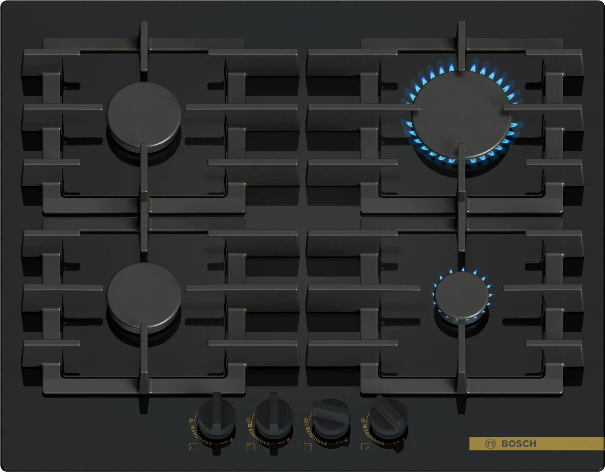 Газовая варочная поверхность Bosch Serie 6 PPP6B6J40R черный