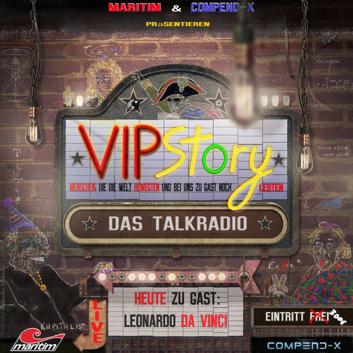 VIPStory - Das Talkradio, Folge 1: Leonardo da Vinci [Аудиокнига]