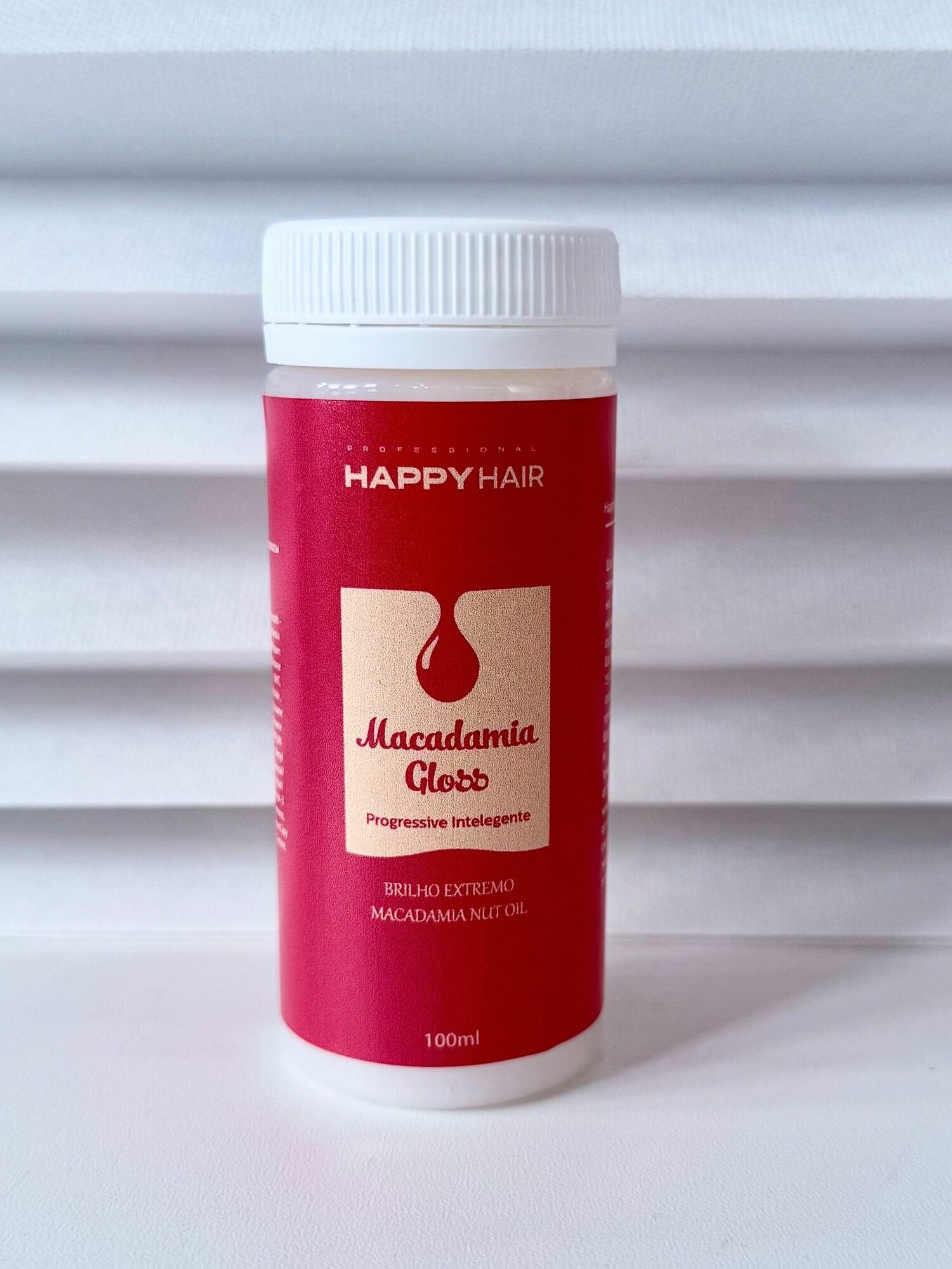Happy Hair Macadamia Gloss кератин для выпрямления волос 100гр