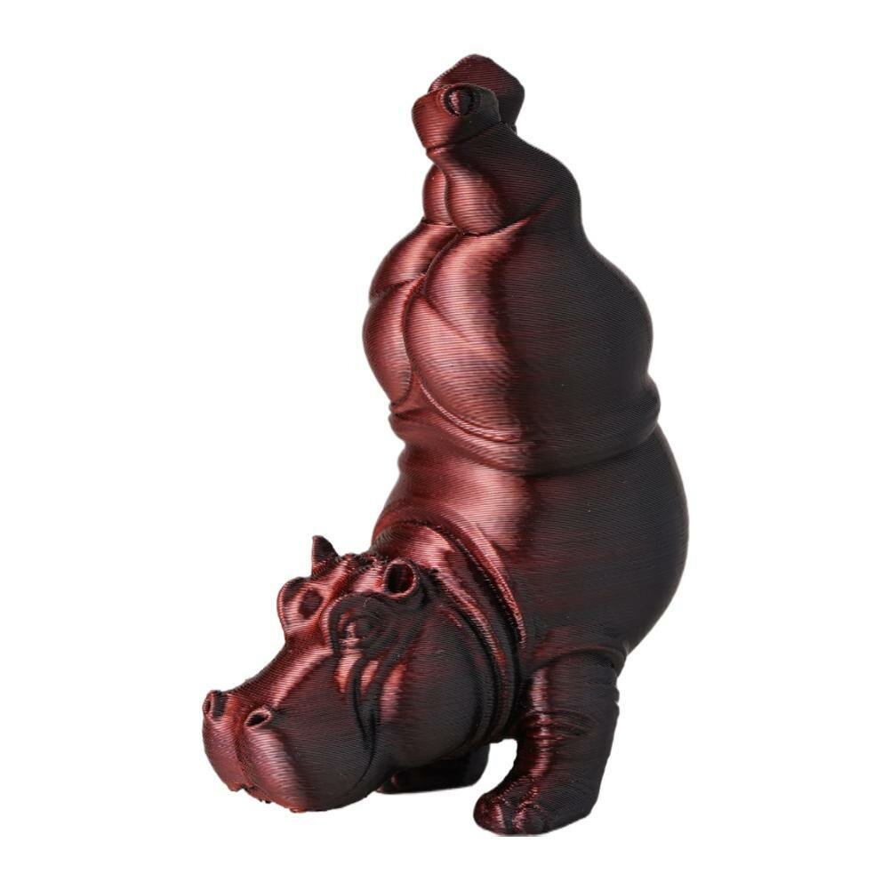 Статуэтка йоги Бегемот, настольный декор для дома и офиса