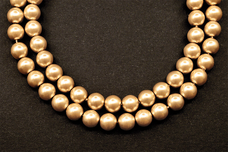 Жемчуг Preciosa, цвет 30002 бежевый радужный, 6мм, 10шт