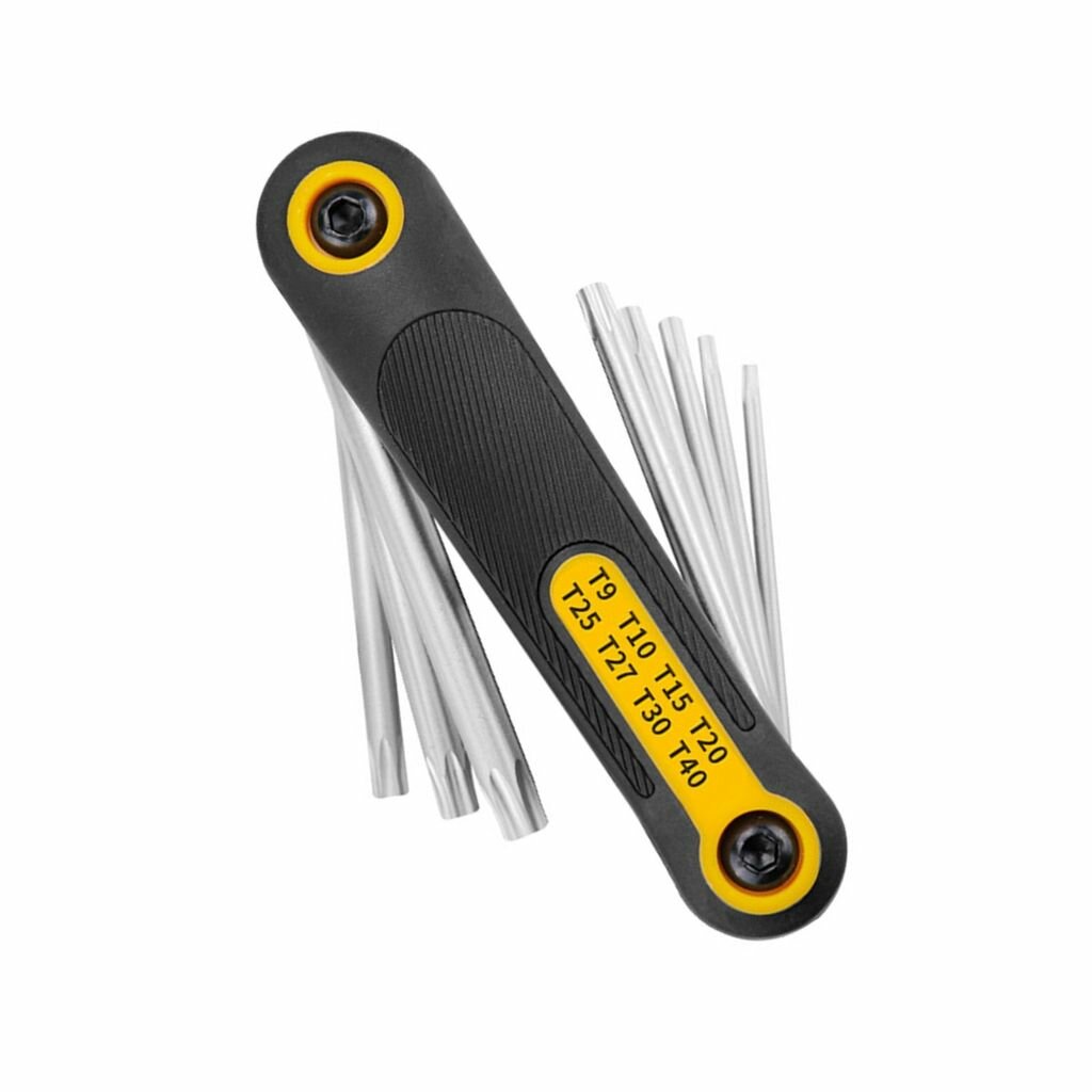 Принадлежности для инструментов, набор складных метрических шестигранных ключей из 8 частей-RT8B