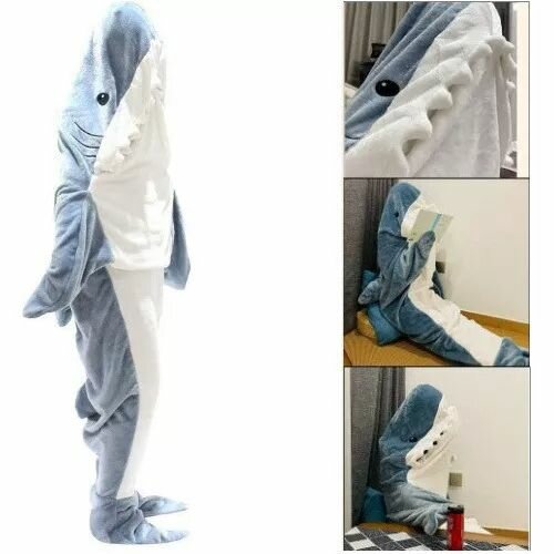 Спальный мешок Shark Blanket для взрослых, высота 190 см