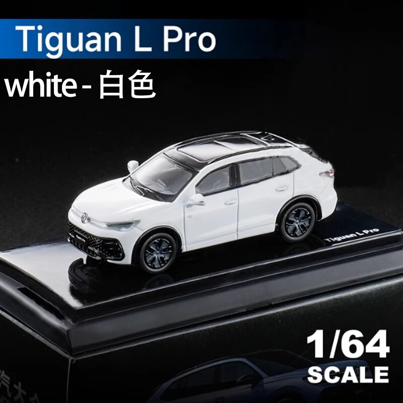Модель автомобиля Welly 1/64 Tiguan L Pro, Белый