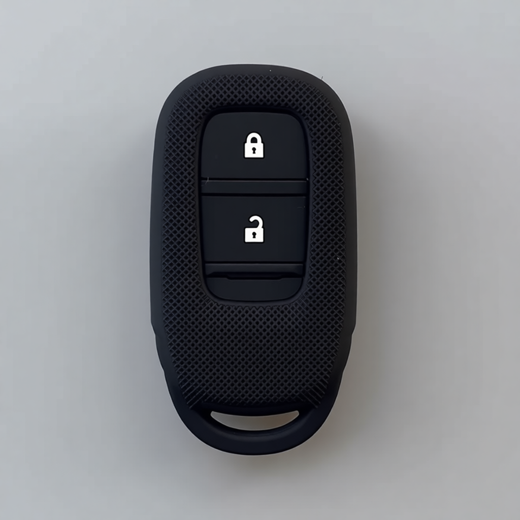 Чехол MyPads, для ключей Honda City/CRV/Freed/Pilot/Accord, силикон, бежевый