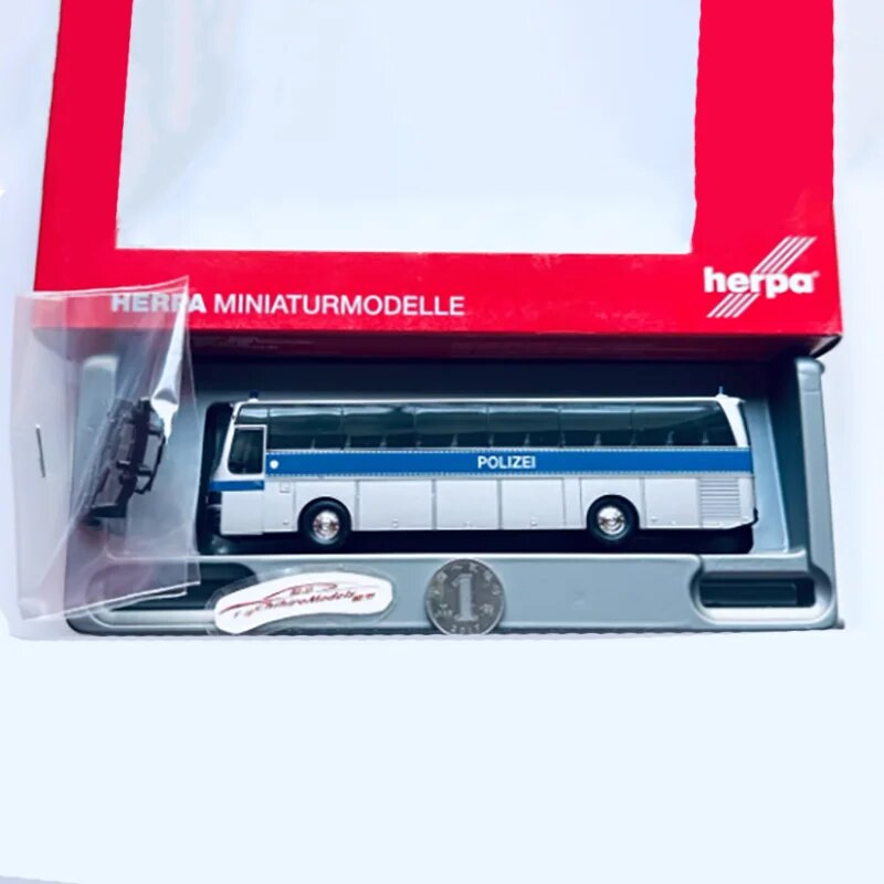 WELLY масштаб 1:87 Setra S215 полицейский пластиковый автобус