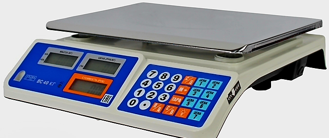 Электронные весы "Мера" ВС 40, 40кг, автовыключение, платформа из нержавеющей стали