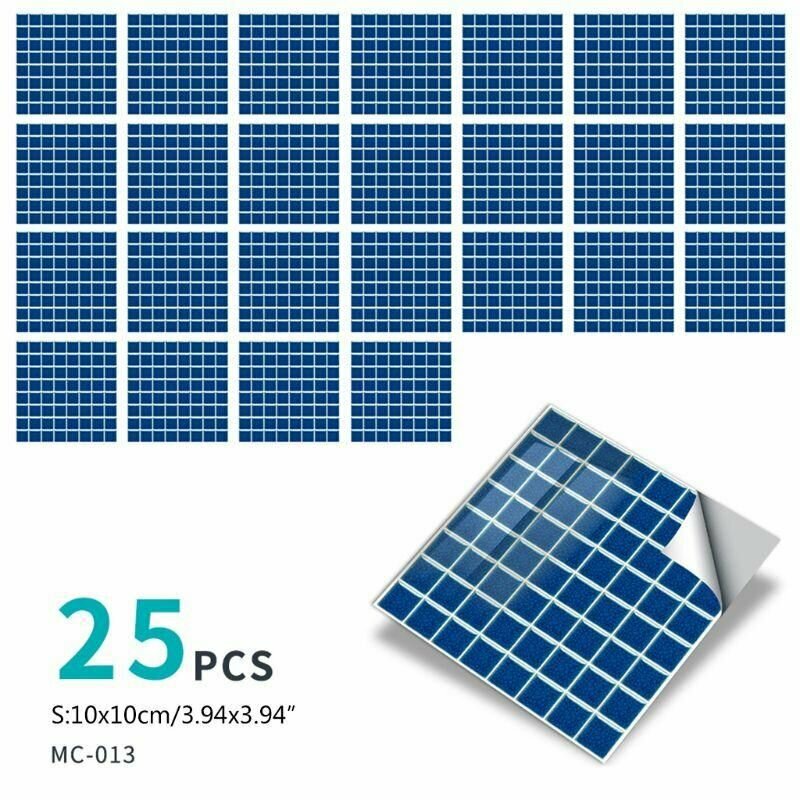 1 комплект из 25 штук, водонепроницаемые обои с мозаикой для кухни и ванной комнаты-small-MC-13