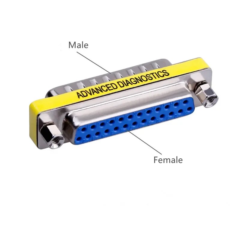 Мини-переходник DB9 DB15 DB25 RS232