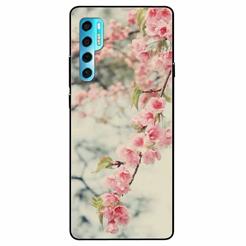 Для TCL 20 Pro 5G Чехол T810H Силиконовый бампер Модные мягкие чехлы из ТПУ с рисунком для TCL 20Pro 5G Чехол для телефона Coque для TCL20Pro Owl
